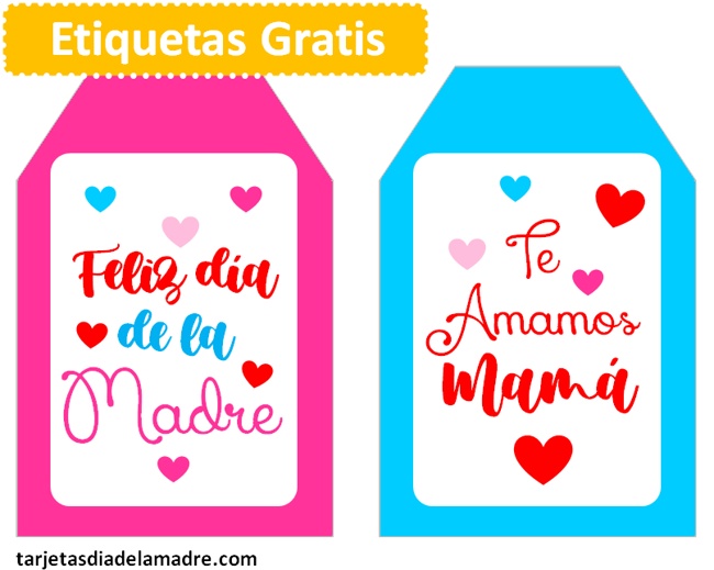 Etiquetas Día De La Madre Tarjetas Día De La Madre