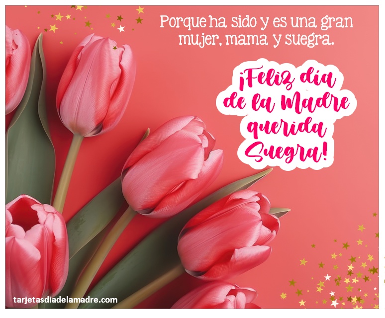 Frases del Día de la Madre para mi Suegra tarjetas día de la madre