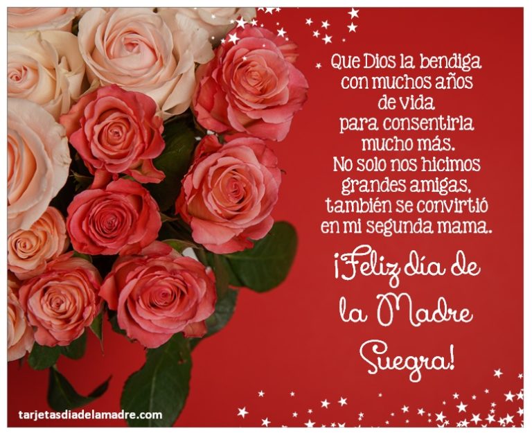 Frases del Día de la Madre para mi Suegra tarjetas día de la madre
