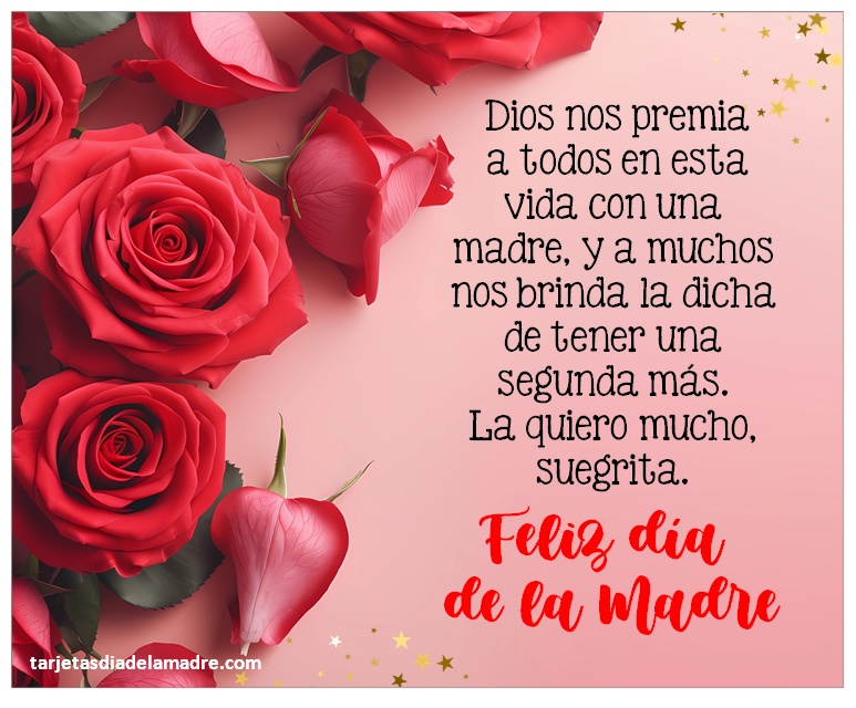 Frases Del Día De La Madre Para Mi Suegra Tarjetas Día De La Madre