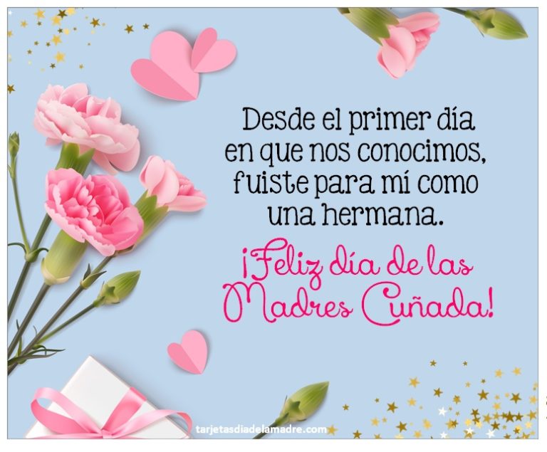 Frases día de la Madre Cuñada tarjetas día de la madre