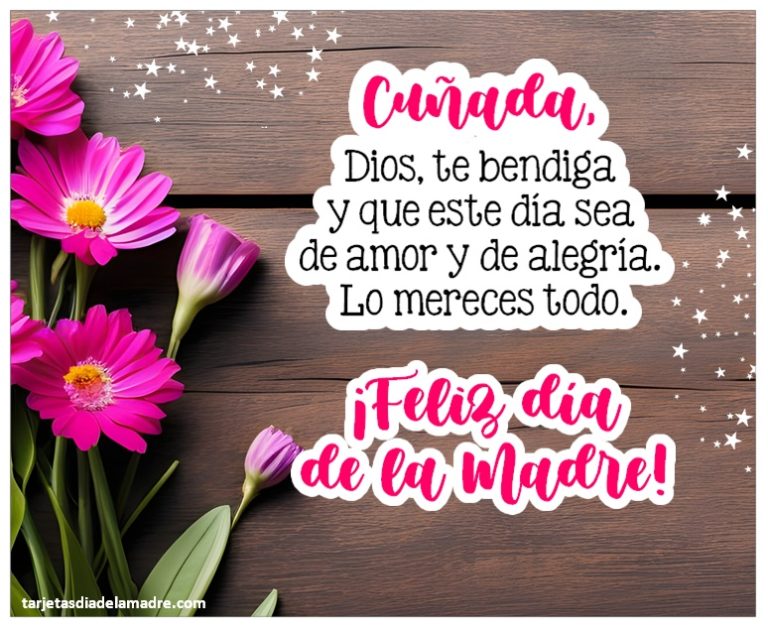 Frases día de la Madre Cuñada tarjetas día de la madre