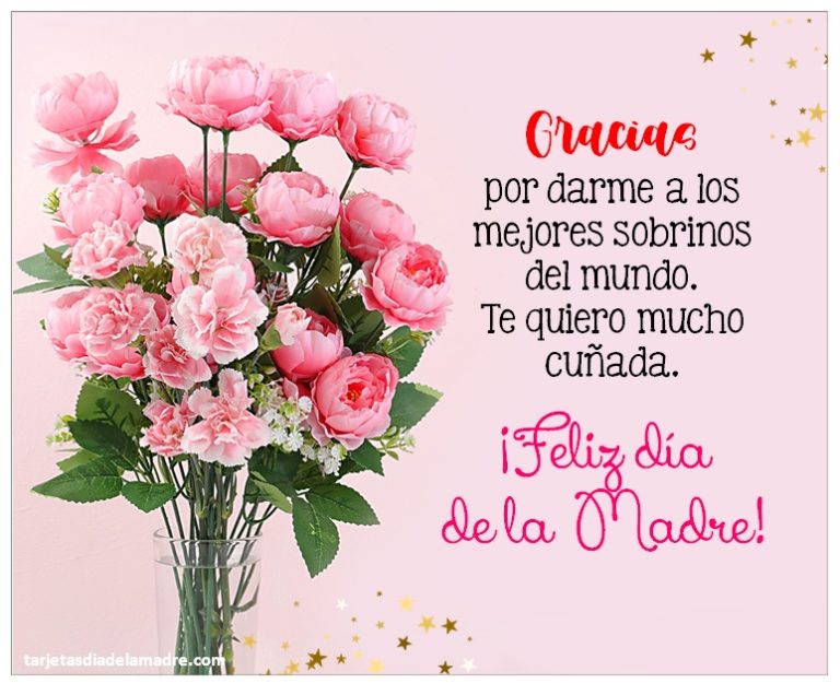 Frases Día De La Madre Cuñada Tarjetas Día De La Madre