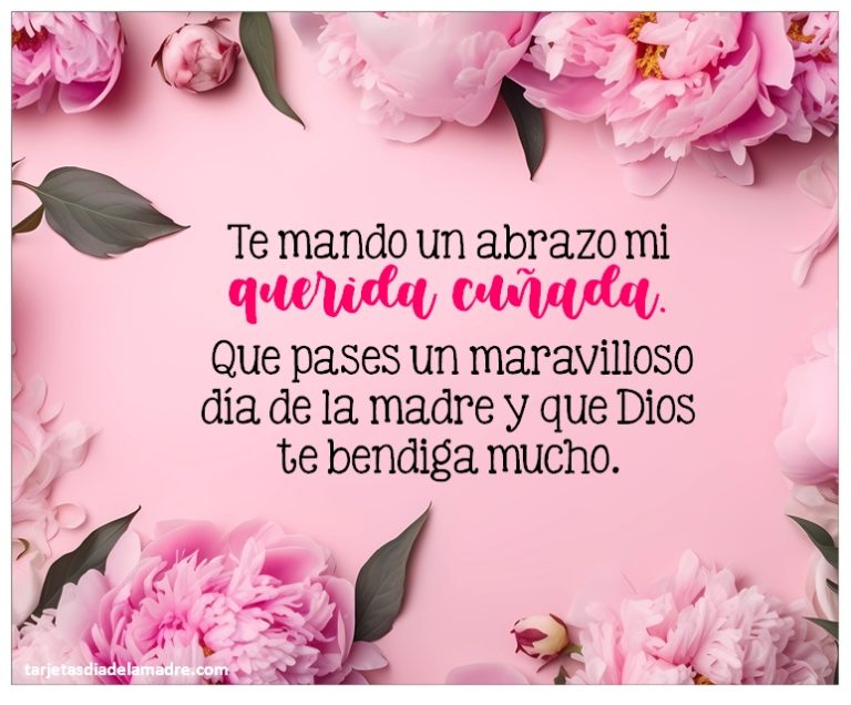 Frases día de la Madre Cuñada tarjetas día de la madre