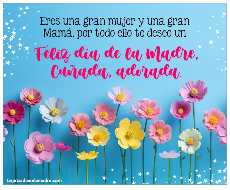 Frases Día De La Madre Cuñada Tarjetas Día De La Madre 1687