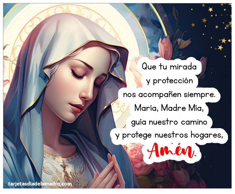 Frases para el día de la madre Virgen María tarjetas día de la madre