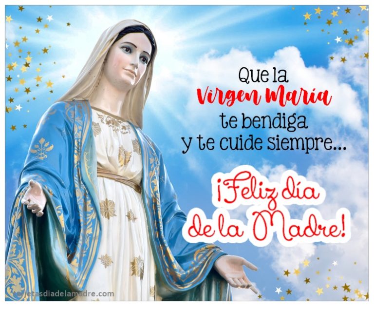 Frases para el día de la madre Virgen María tarjetas día de la madre